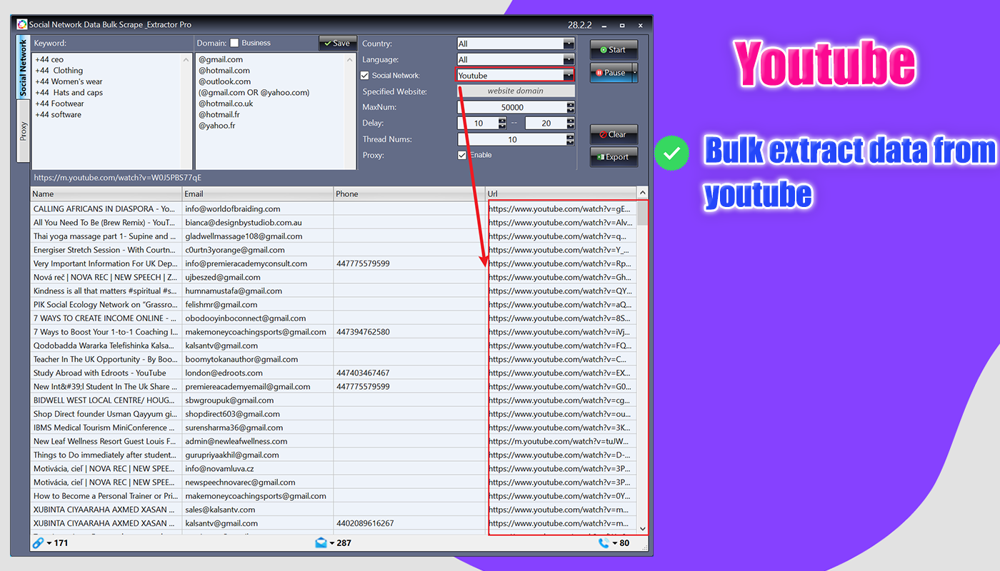 Social Network Data Bulk Scrape & Extractor 33.2.3 by IonicStudio | CodeCanyon