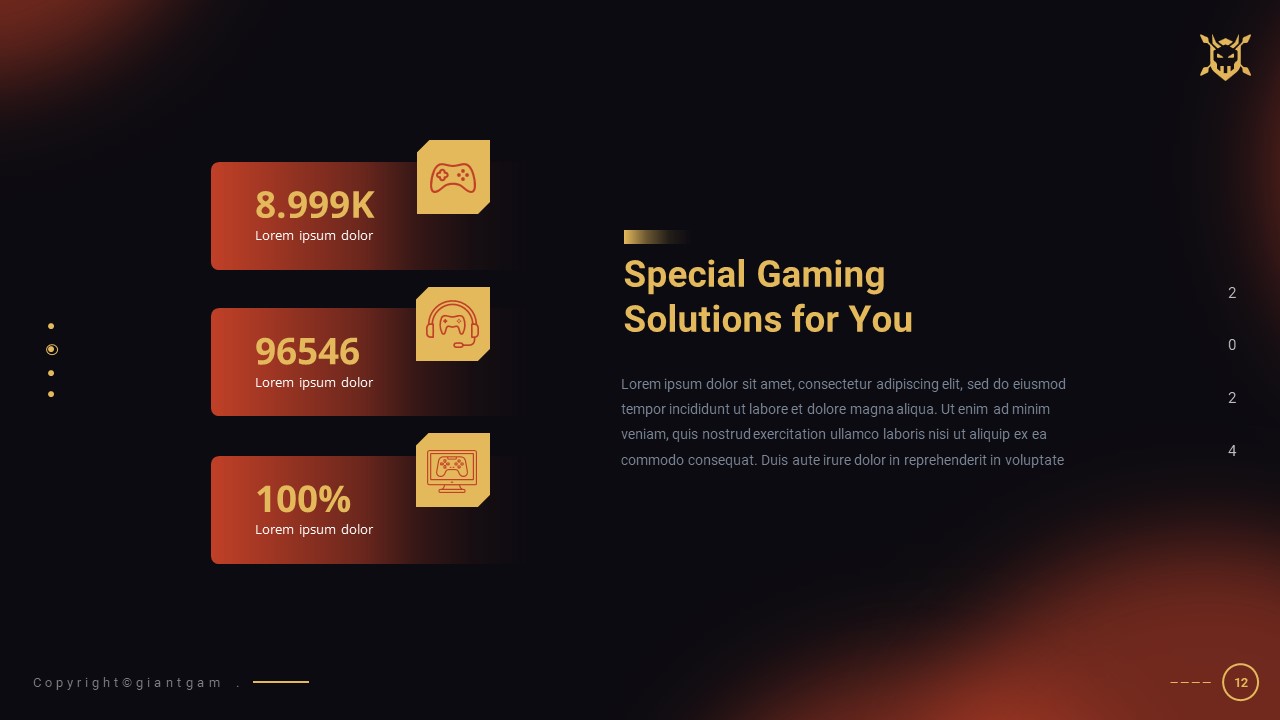 Giantgam - Game Presentation Template, Presentation Templates ...