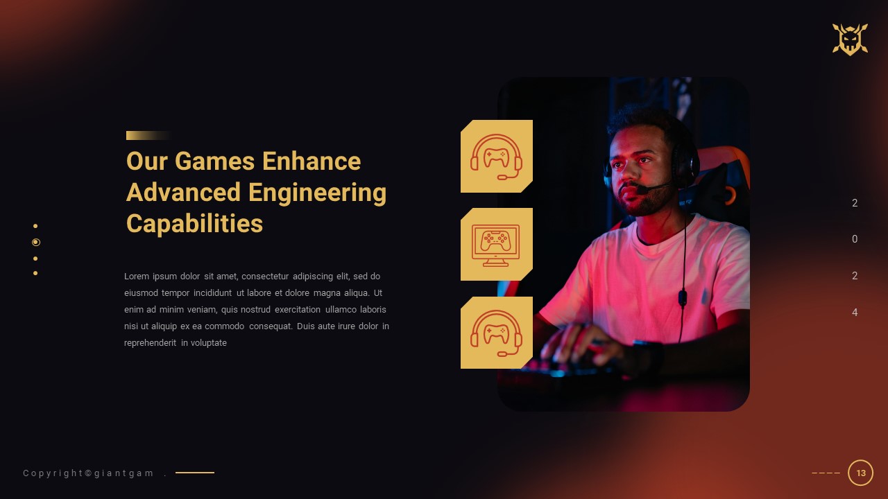 Giantgam - Game Presentation Template, Presentation Templates ...