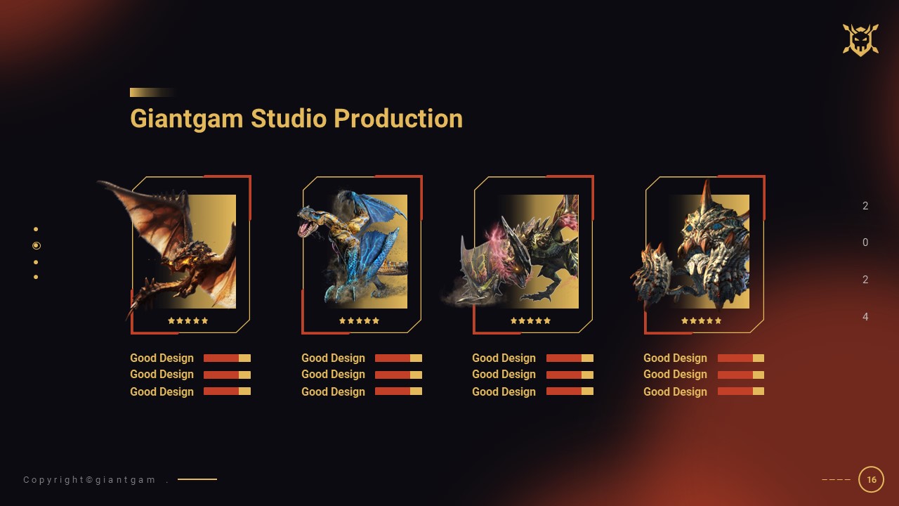 Giantgam - Game Presentation Template, Presentation Templates ...