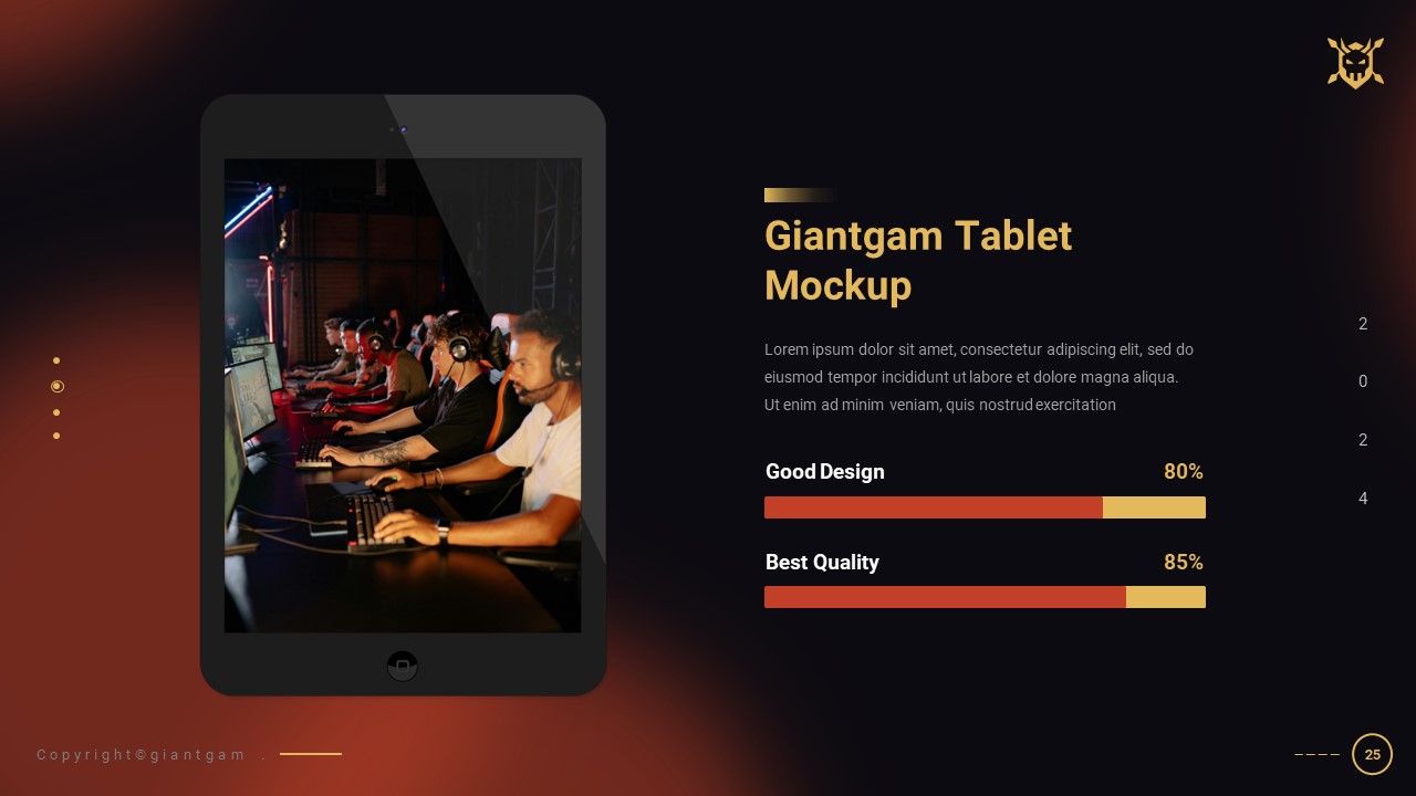 Giantgam - Game Presentation Template, Presentation Templates ...