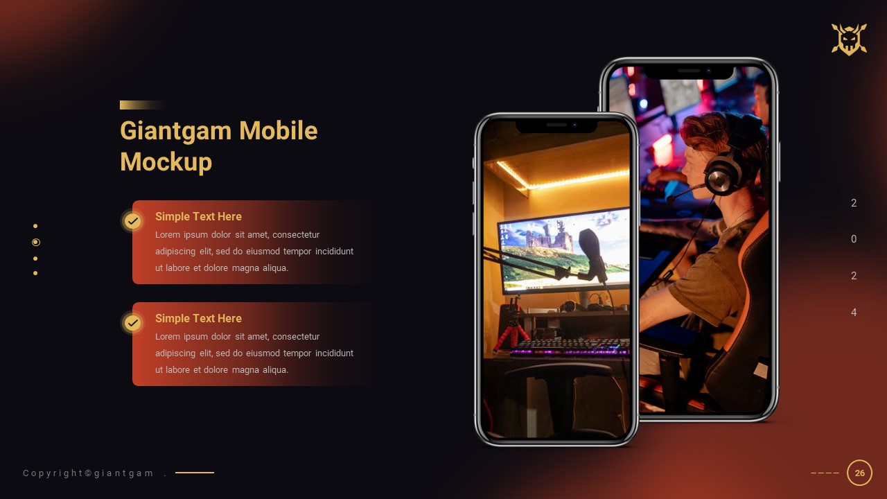 Giantgam - Game Presentation Template, Presentation Templates ...