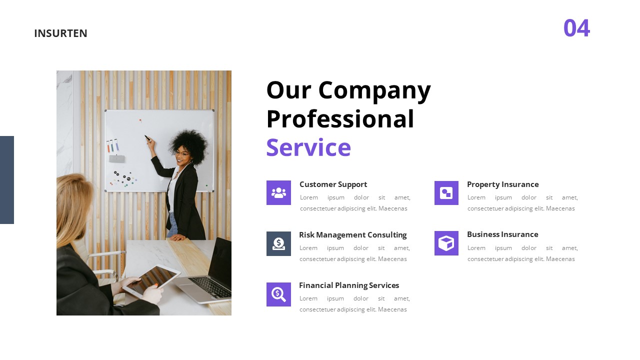 Insurten - Insurance PowerPoint Template, Presentation Templates ...