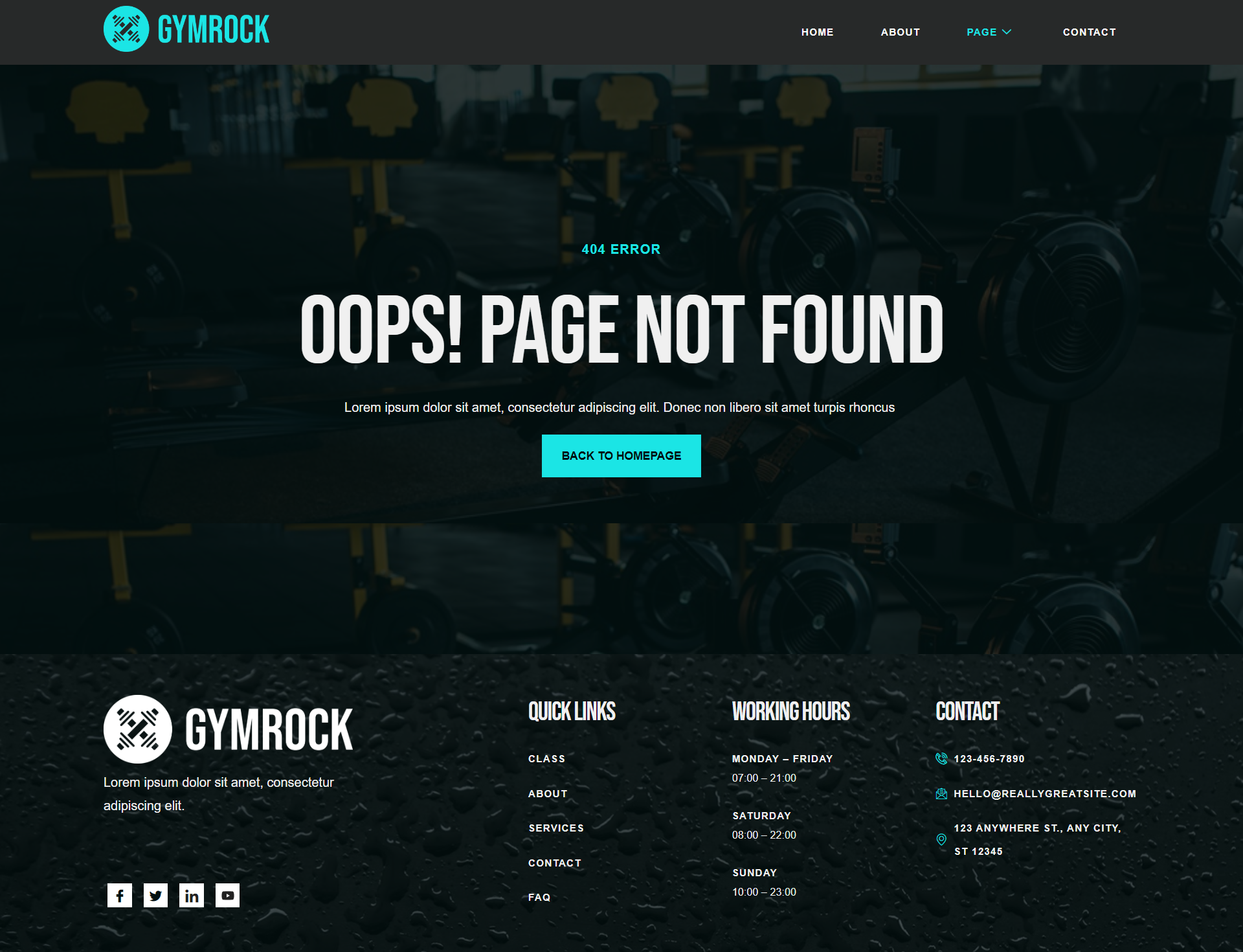 Gymrock - Fitness Gym Elementor Template Kit by sparklethings | ThemeForest