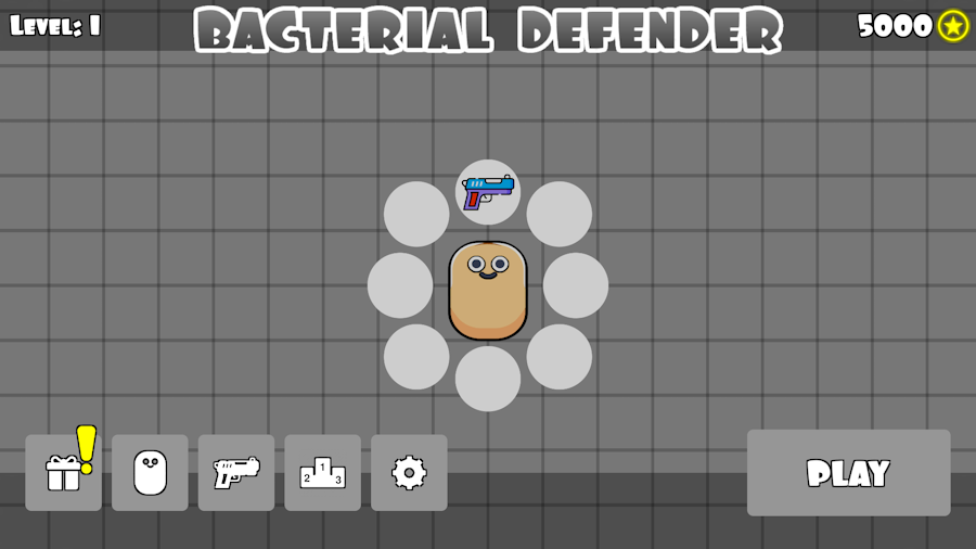 Unity Game Template - Bacterial Defender (Unity 6) by ClawbearGames