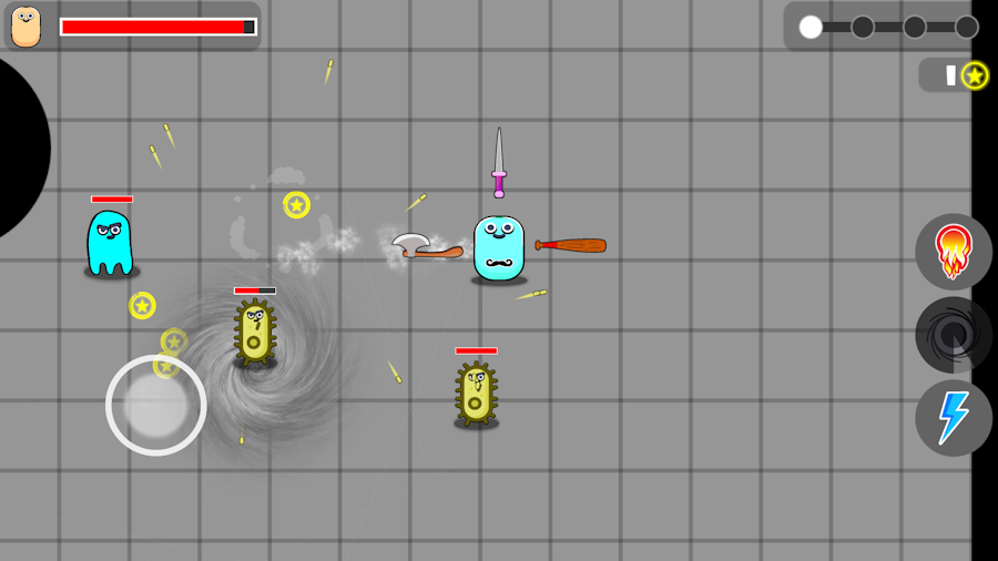 Unity Game Template - Bacterial Defender (Unity 6) by ClawbearGames