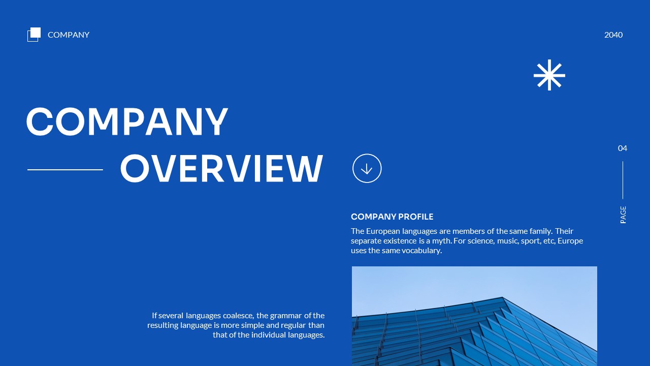 White Blue Modern Company Profile Powerpoint Presentation, Presentation ...