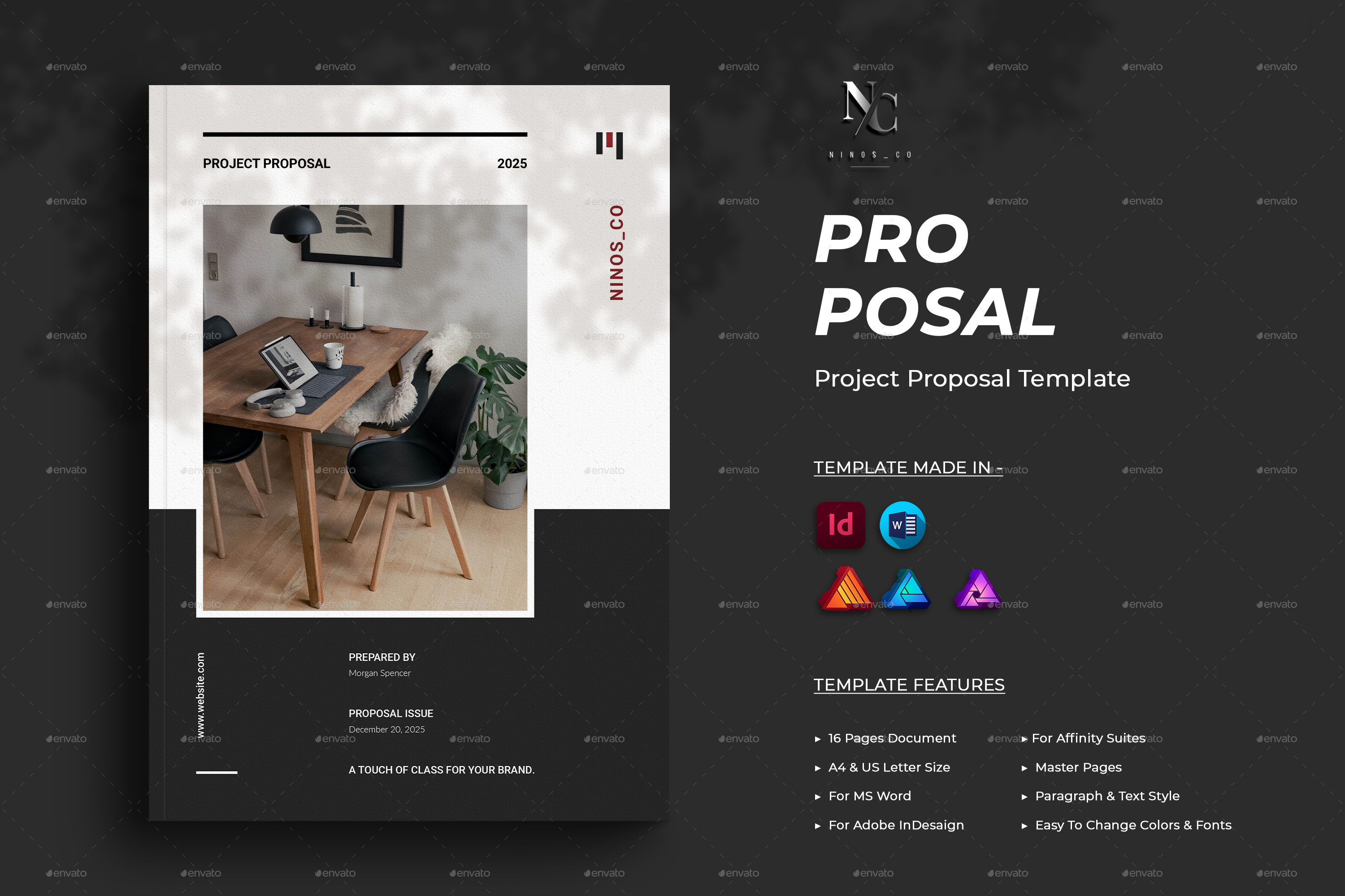 Project Proposal Template, Print Templates | GraphicRiver