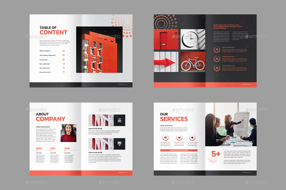 Company Profile, Print Templates | GraphicRiver