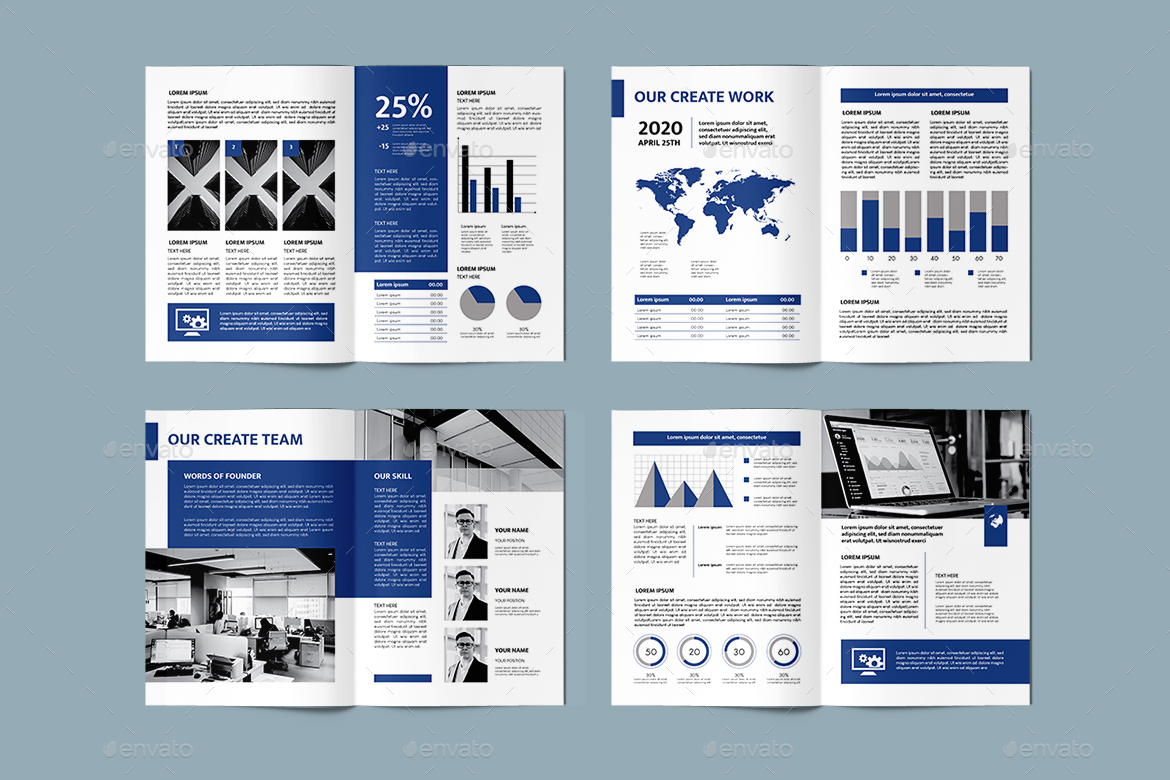 Company Profile Template, Print Templates | GraphicRiver