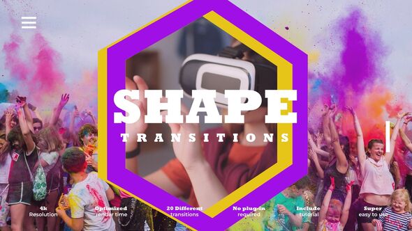 Shapes Transitions, After Effects Project Files | VideoHive