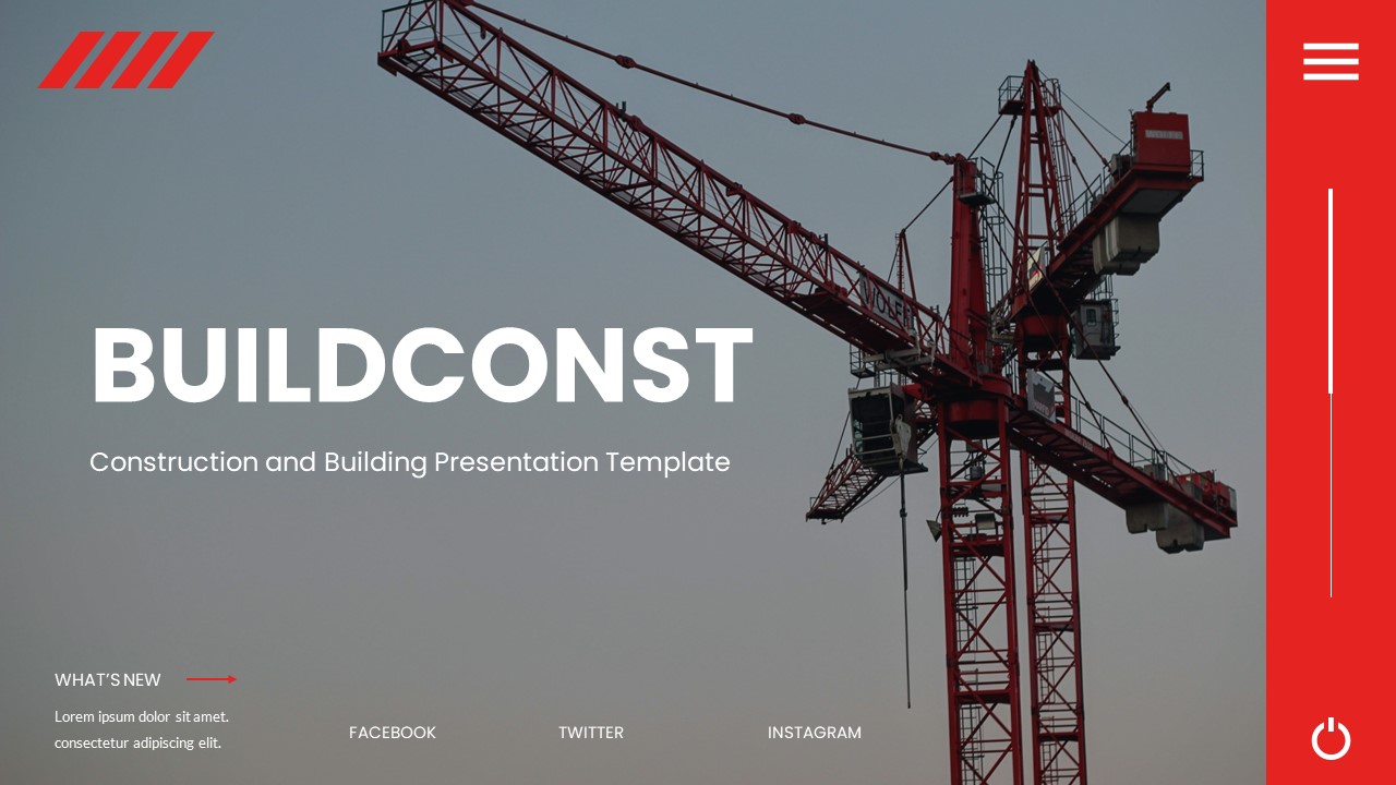 Buildconst - Construction & Building PowerPoint Template, Presentation ...