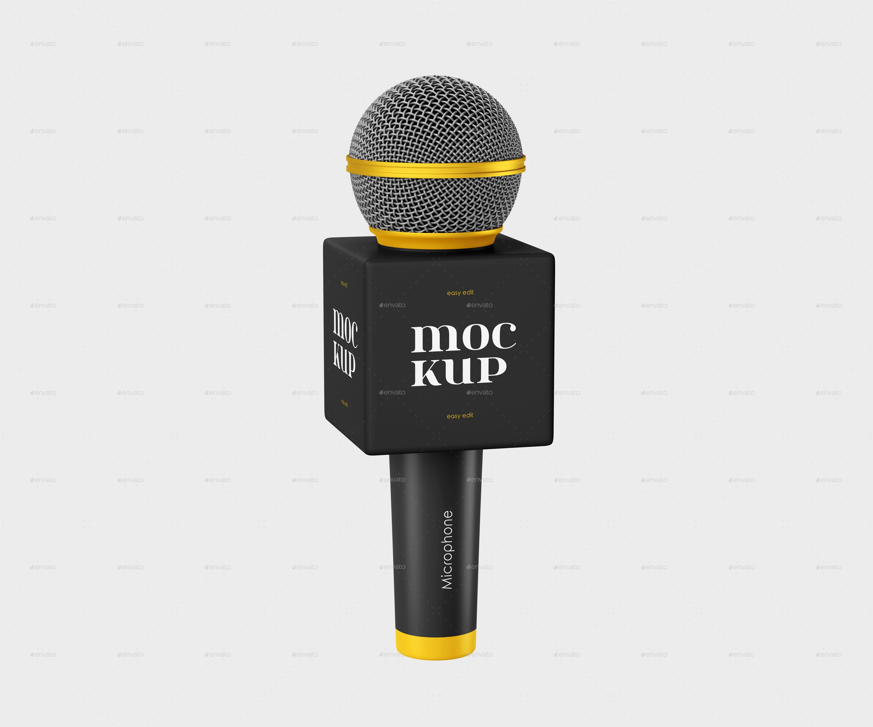 Microphone Mockup Set, Graphics | GraphicRiver