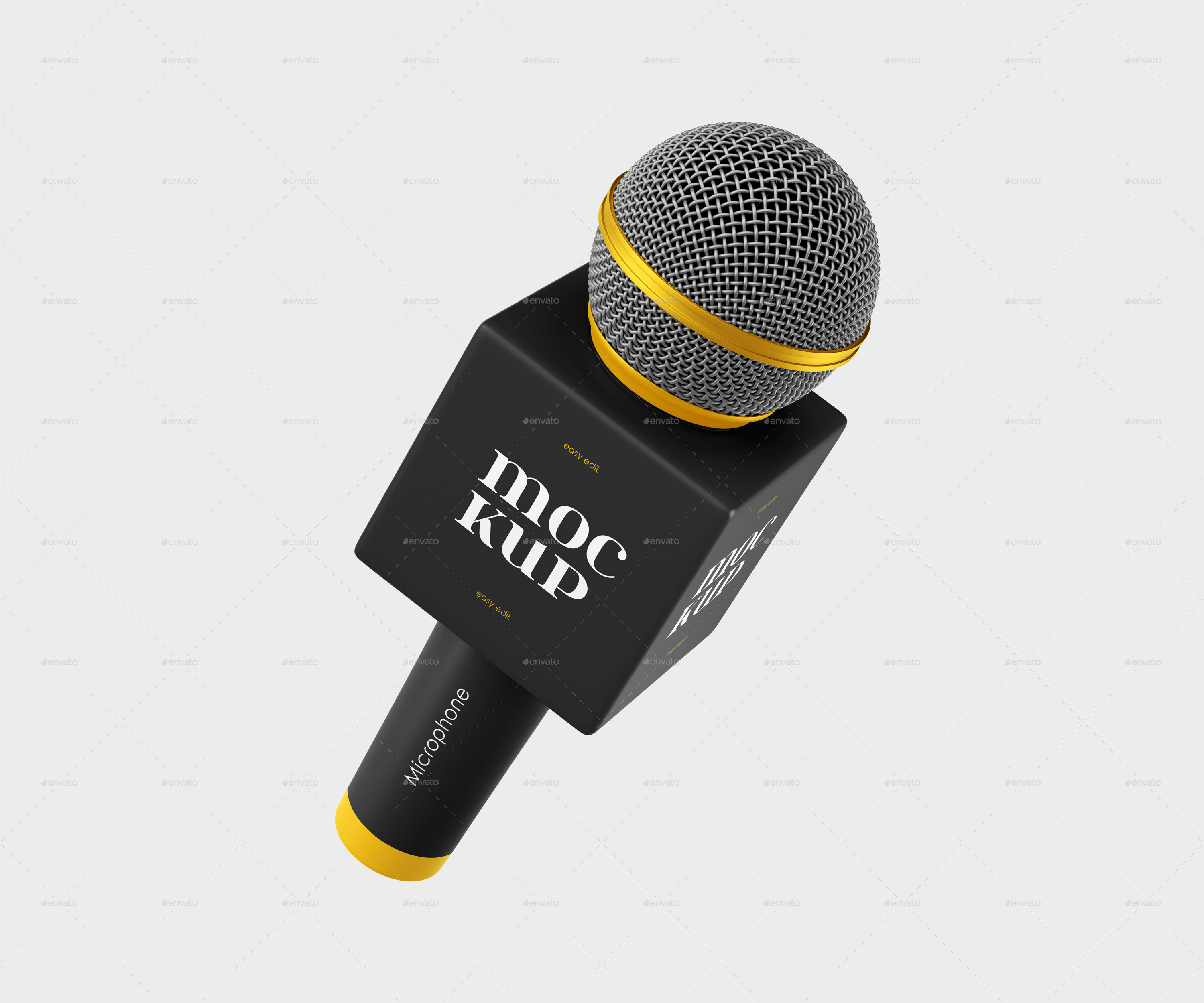Microphone Mockup Set, Graphics | GraphicRiver