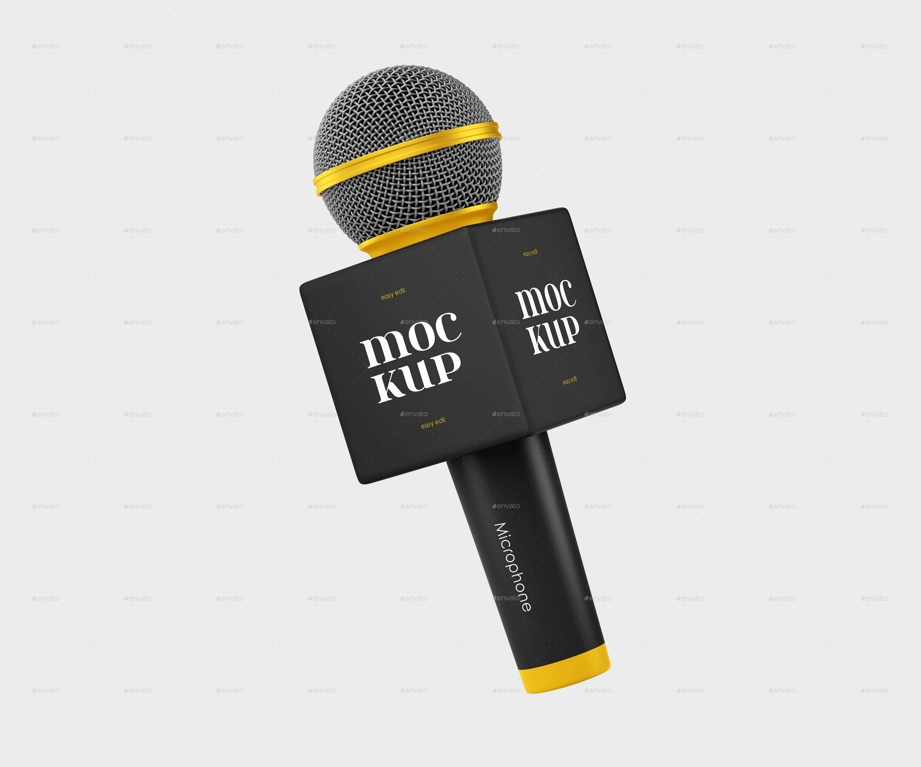 Microphone Mockup Set, Graphics | GraphicRiver