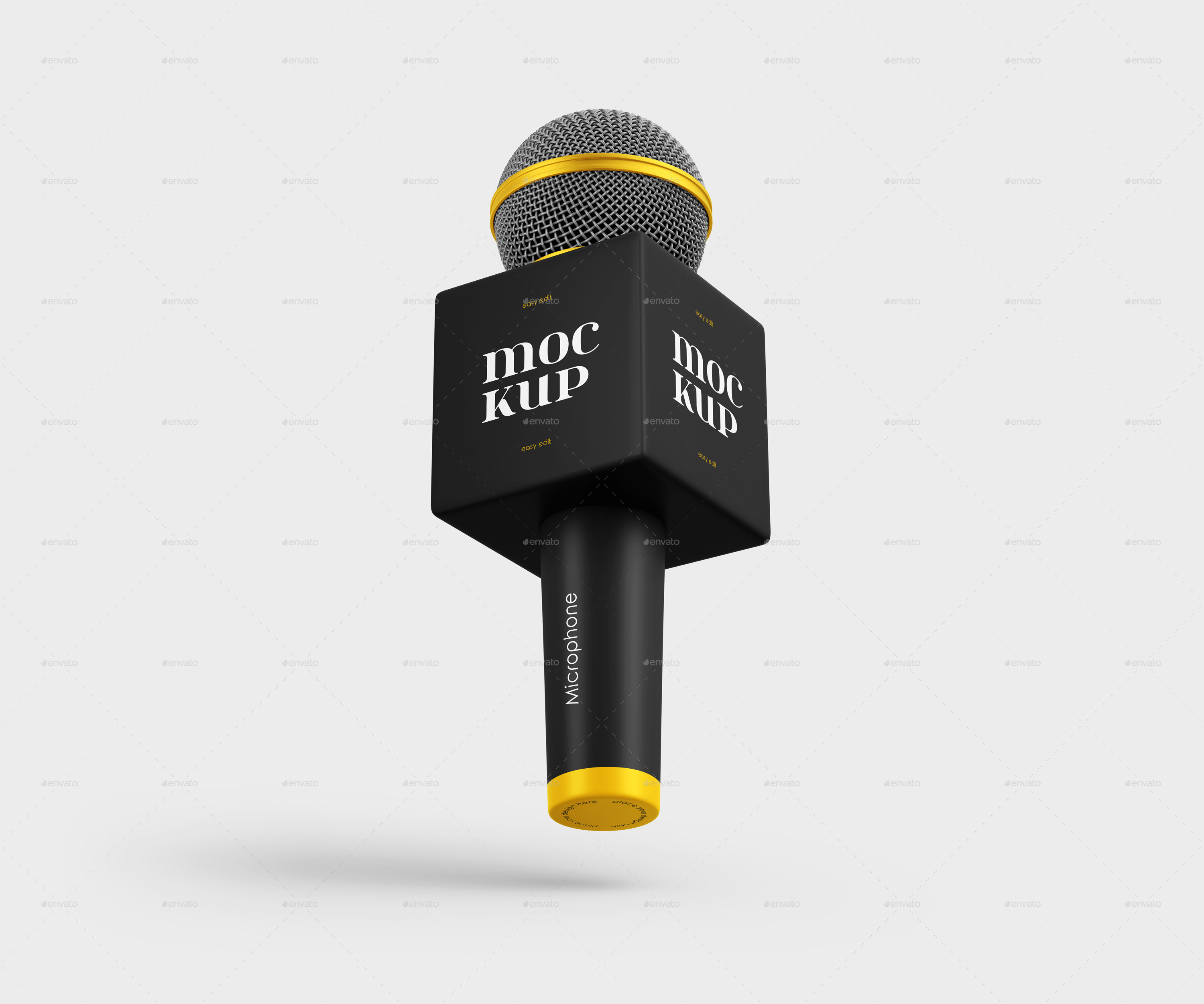 Microphone Mockup Set, Graphics | GraphicRiver