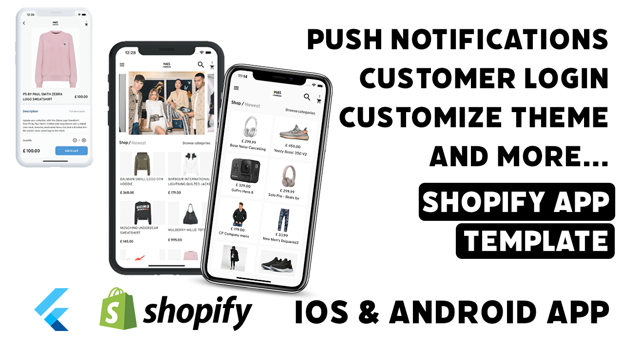 StoreMax - Shopify Mobile Ecommerce App Template by agordn | CodeCanyon
