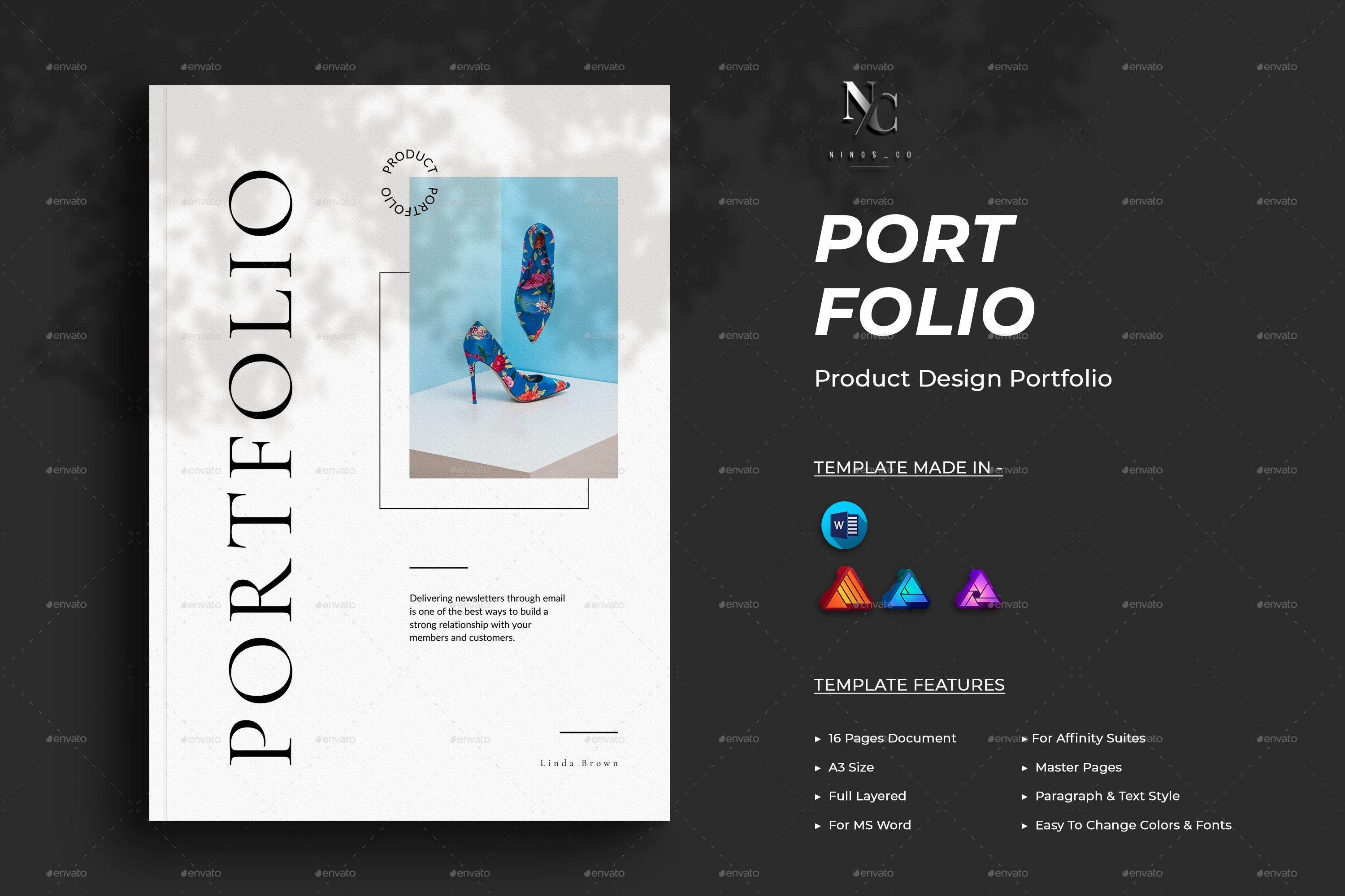 Product Design Portfolio, Print Templates | GraphicRiver