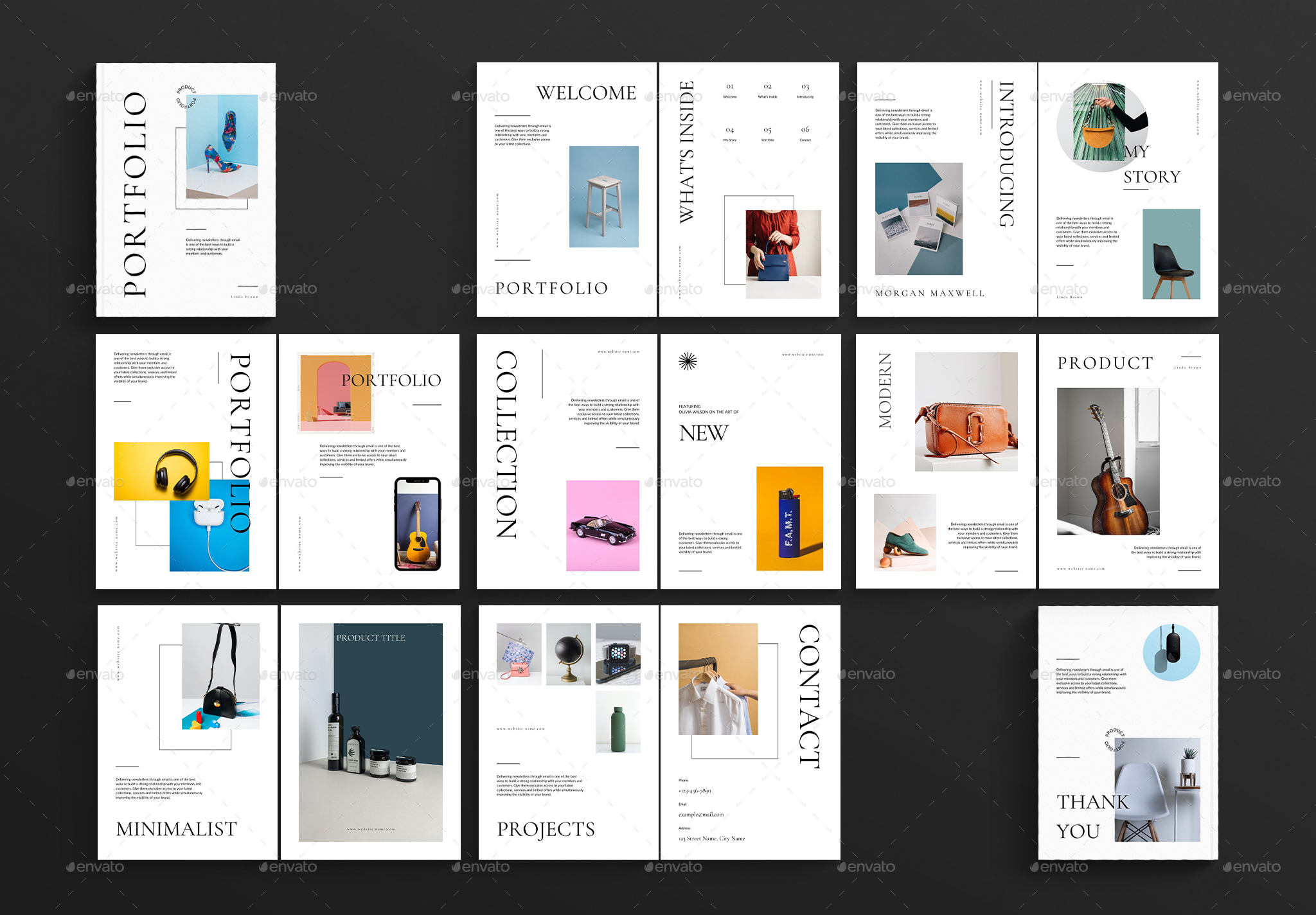 Product Design Portfolio, Print Templates | GraphicRiver