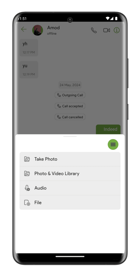 Chatify - Mordern Chat and Video Call Messaging Flutter App Powered by CometChat by ...
