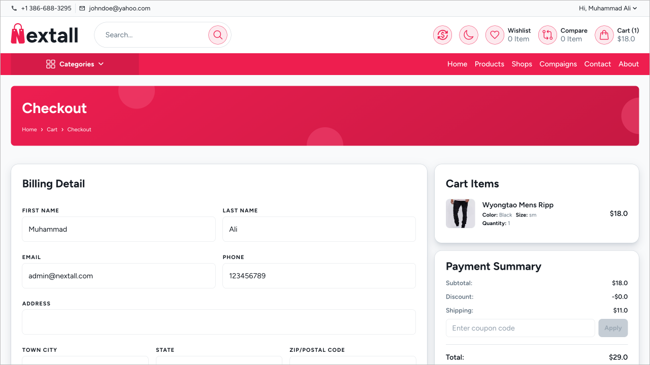 Nextall - React Multivendor Ecommerce Script with Next js & MongoDB by ...
