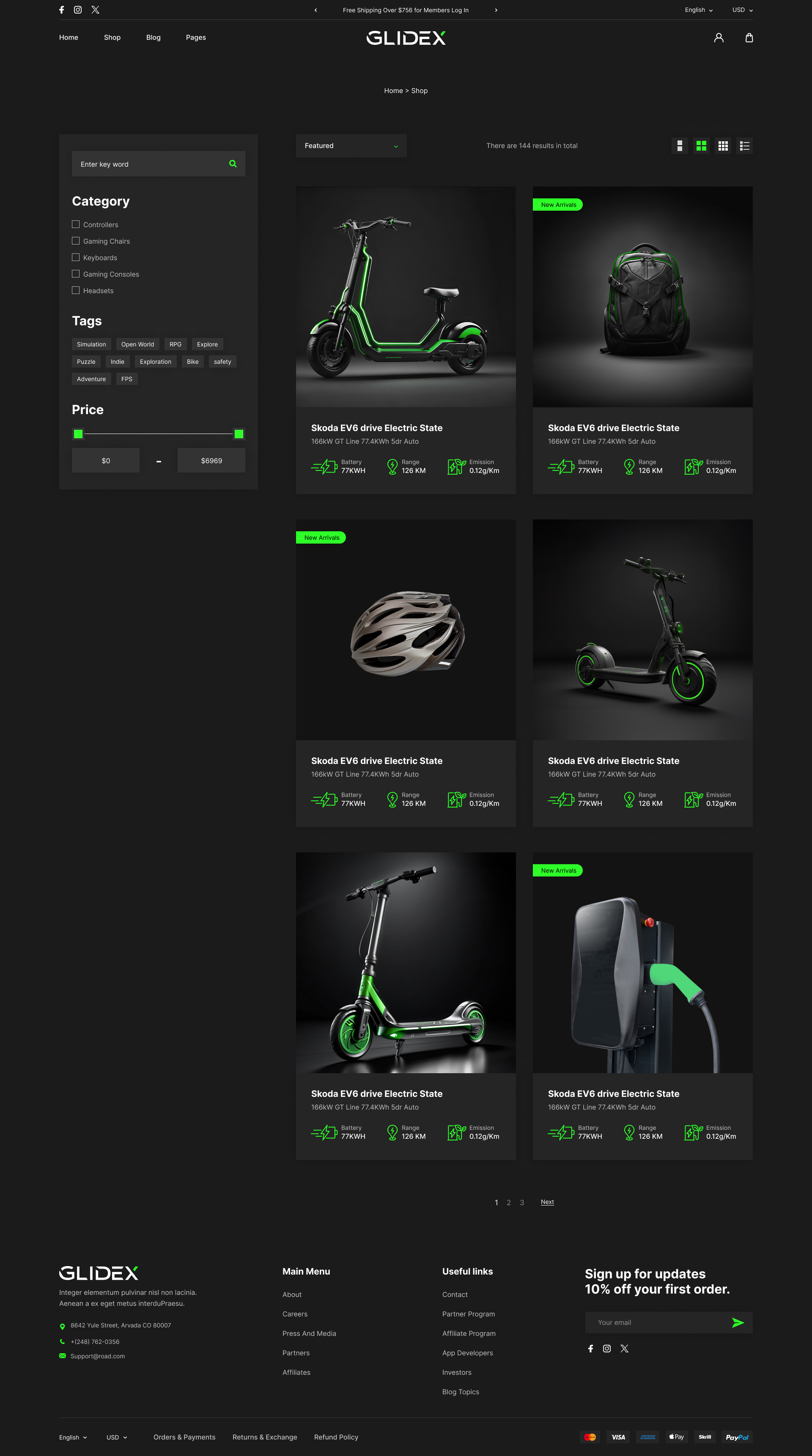 GlideX - Single Product Figma Template by BuddhaThemes | ThemeForest