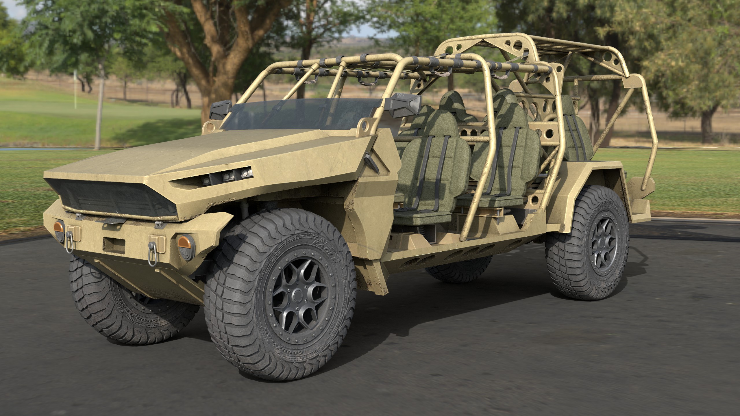 Chevy Colorado ZR2 military ISV V2 by TurboCG | 3DOcean