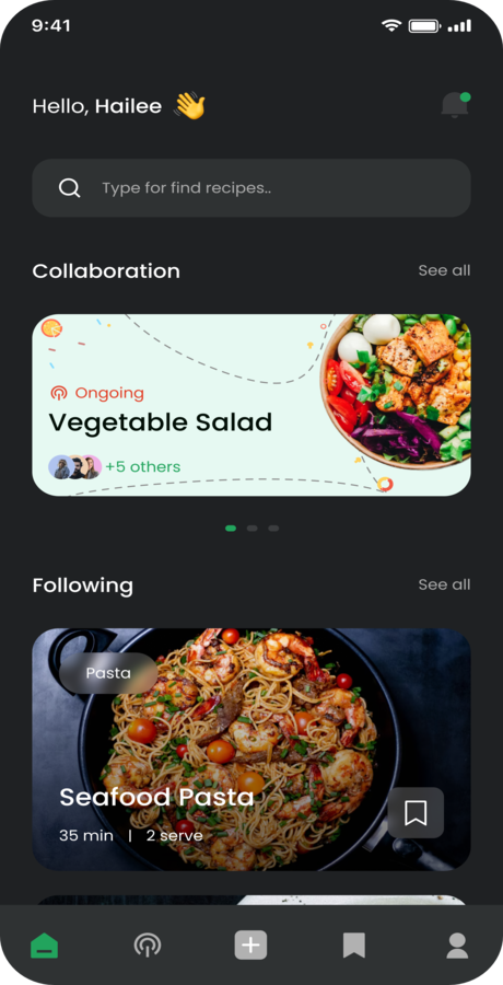 Cookies App ANDROID + IOS + FIGMA | UI Kit | Flutter | Food Recipe ...