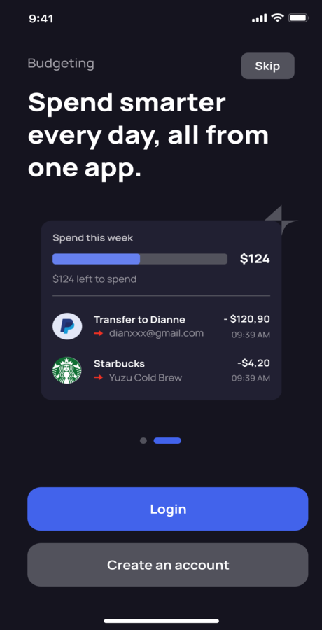 FinPay App ANDROID + IOS + FIGMA | UI Kit | Flutter | Banking, E-Money Management by FlutterVision
