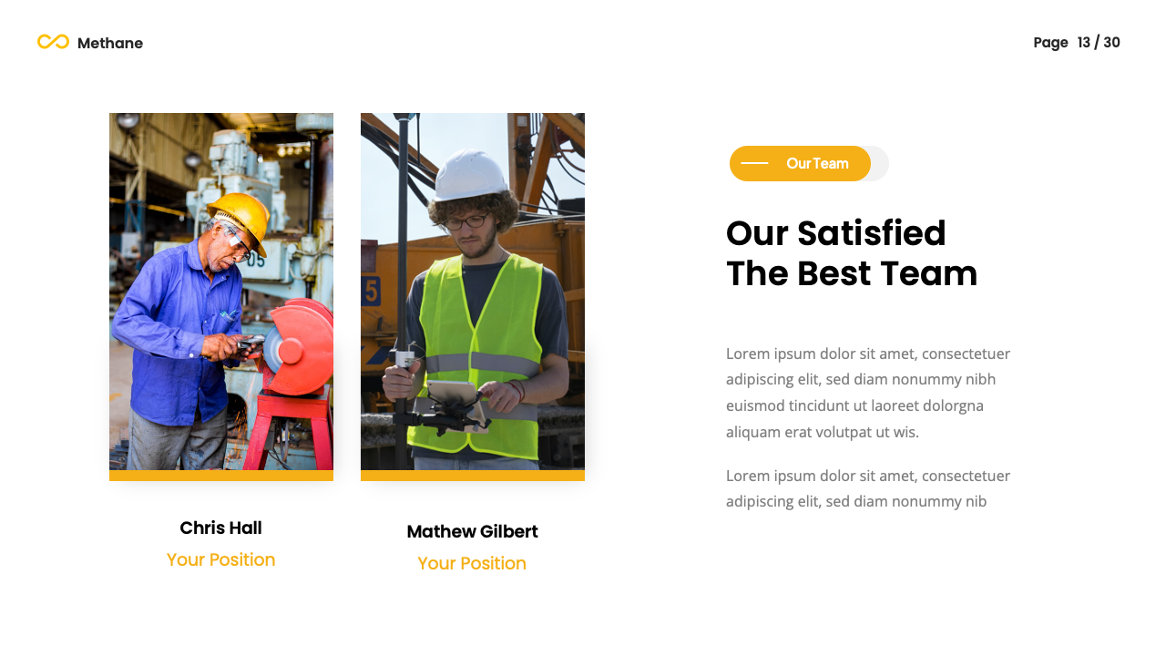 Methane - Oil and Gas PowerPoint Template, Presentation Templates ...