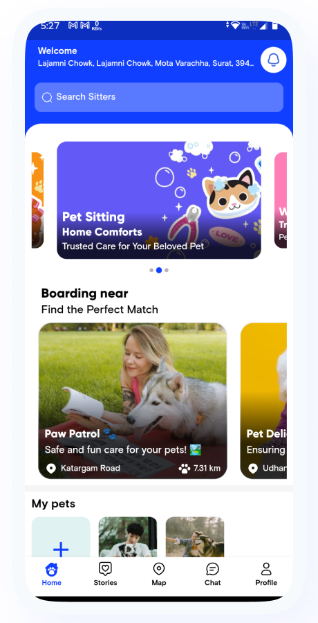 PetHomes - On-Demand Pet Services App - Pet Service providers - Pet Care Service - Flutter ...