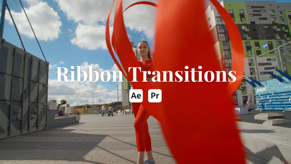 Ribbon Transitions, After Effects Project Files | VideoHive