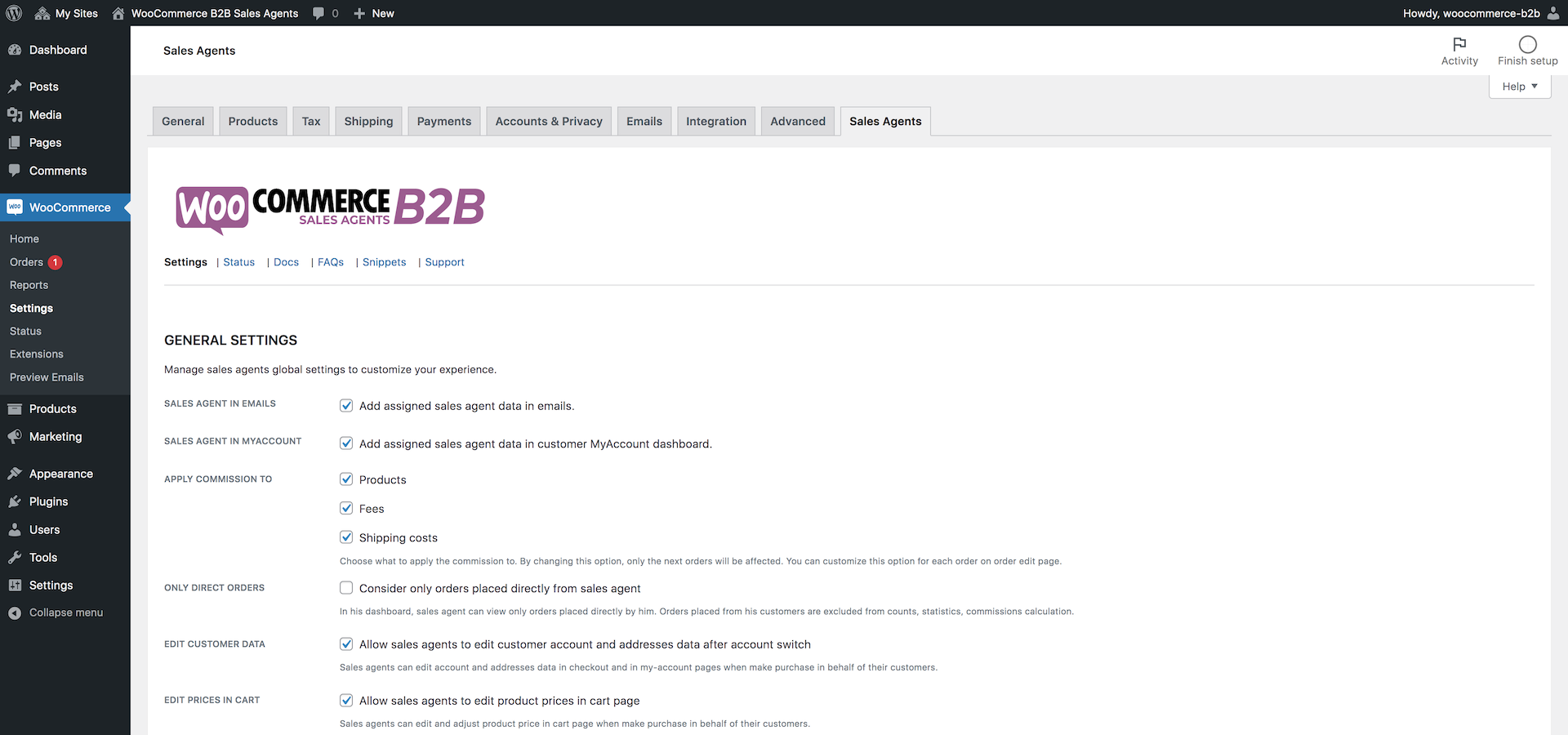 WooCommerce B2B Sales Agents by code4lifeitalia | CodeCanyon