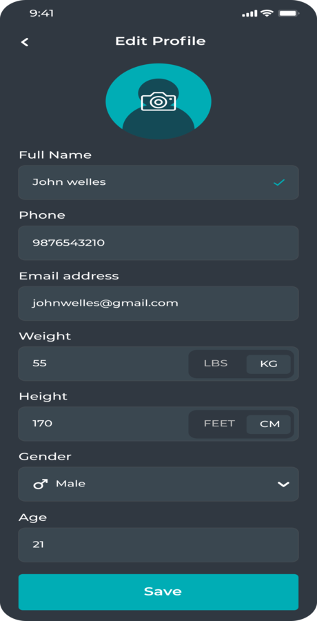FitMeal ANDROID + IOS + FIGMA + XD | UI Kit | Flutter | Fitness & Meal ...