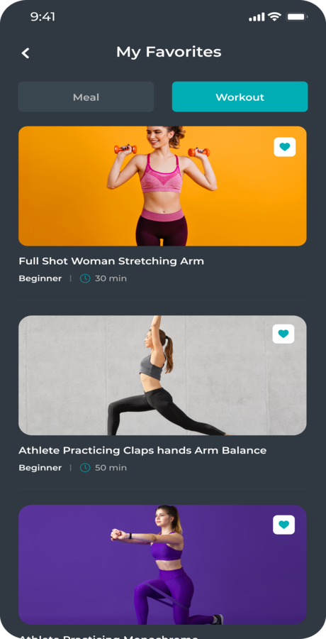 FitMeal ANDROID + IOS + FIGMA + XD | UI Kit | Flutter | Fitness & Meal ...