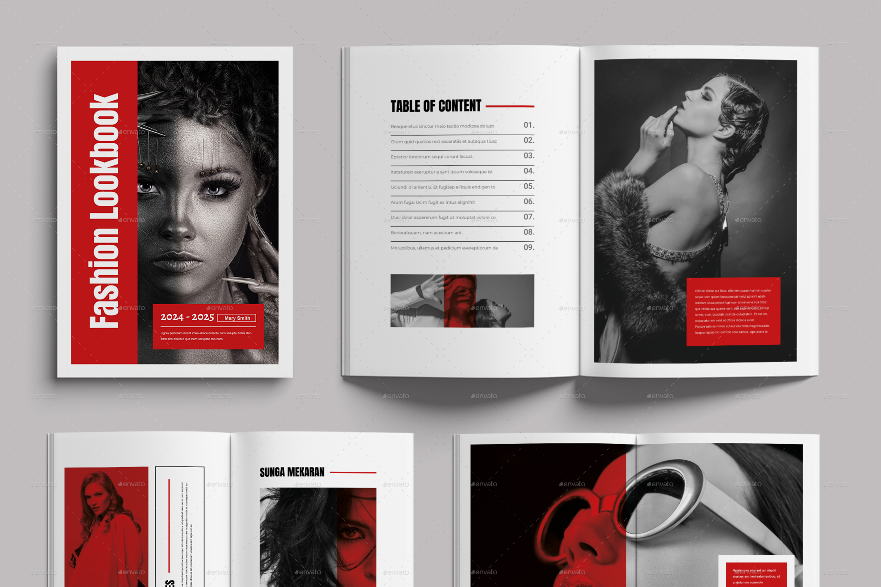 Fashion Look Book Design Layout, Print Templates | GraphicRiver