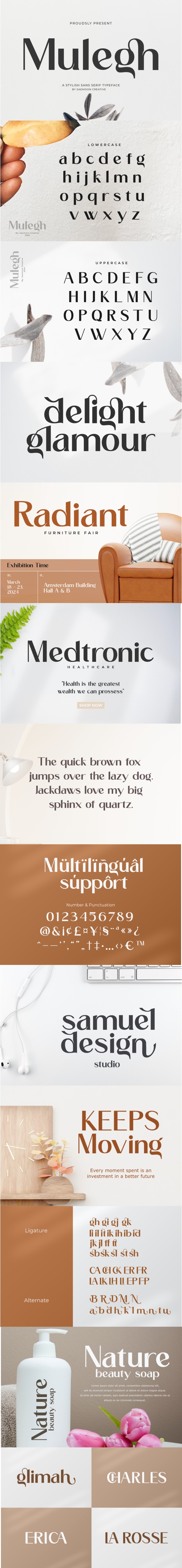Mulegh, Fonts | GraphicRiver