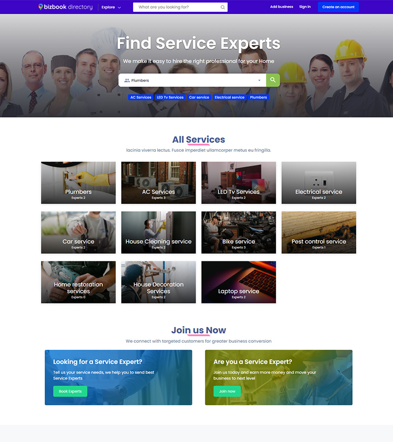 BizBook - Directory & Listing by rn53themes | ThemeForest