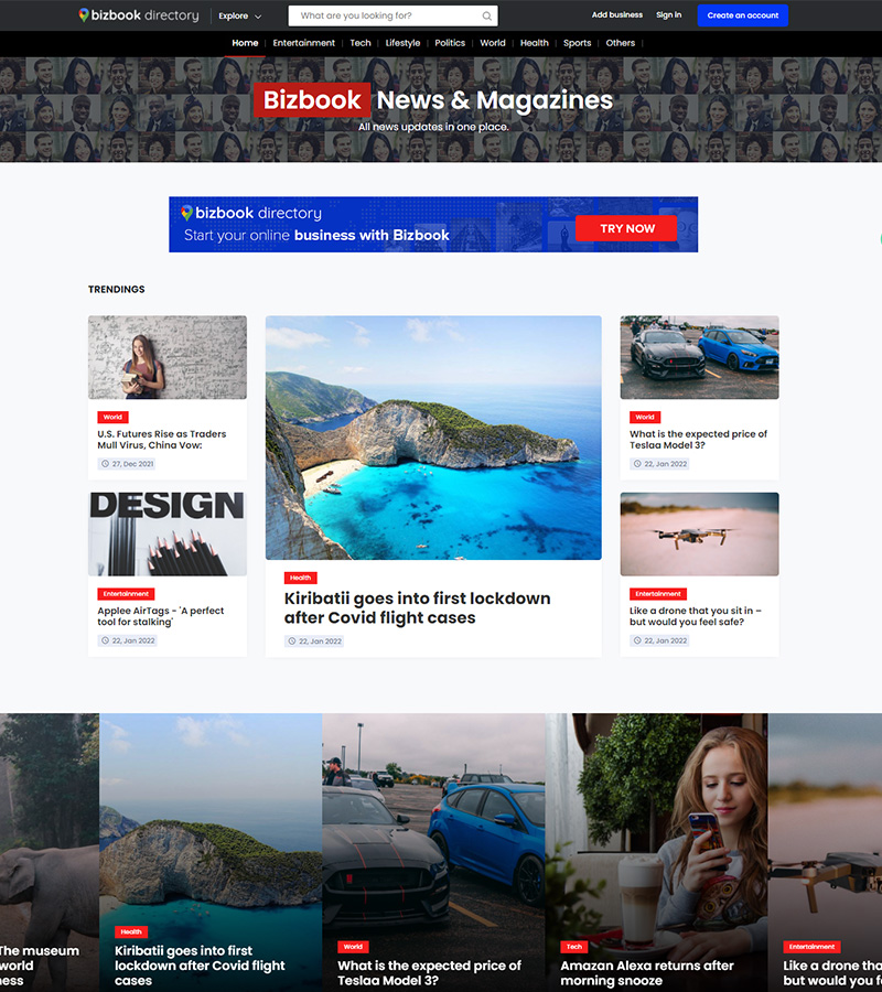 BizBook - Directory & Listing by rn53themes | ThemeForest