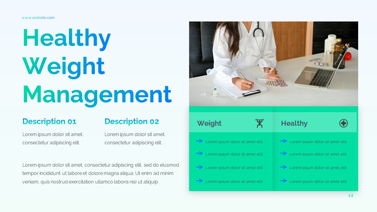 Medical Health PowerPoint Template, Presentation Templates | GraphicRiver