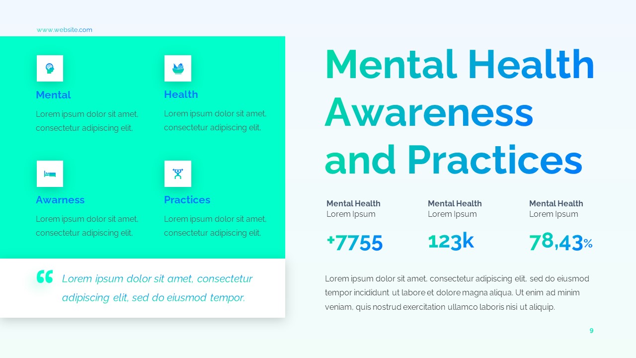 Medical Health PowerPoint Template, Presentation Templates | GraphicRiver