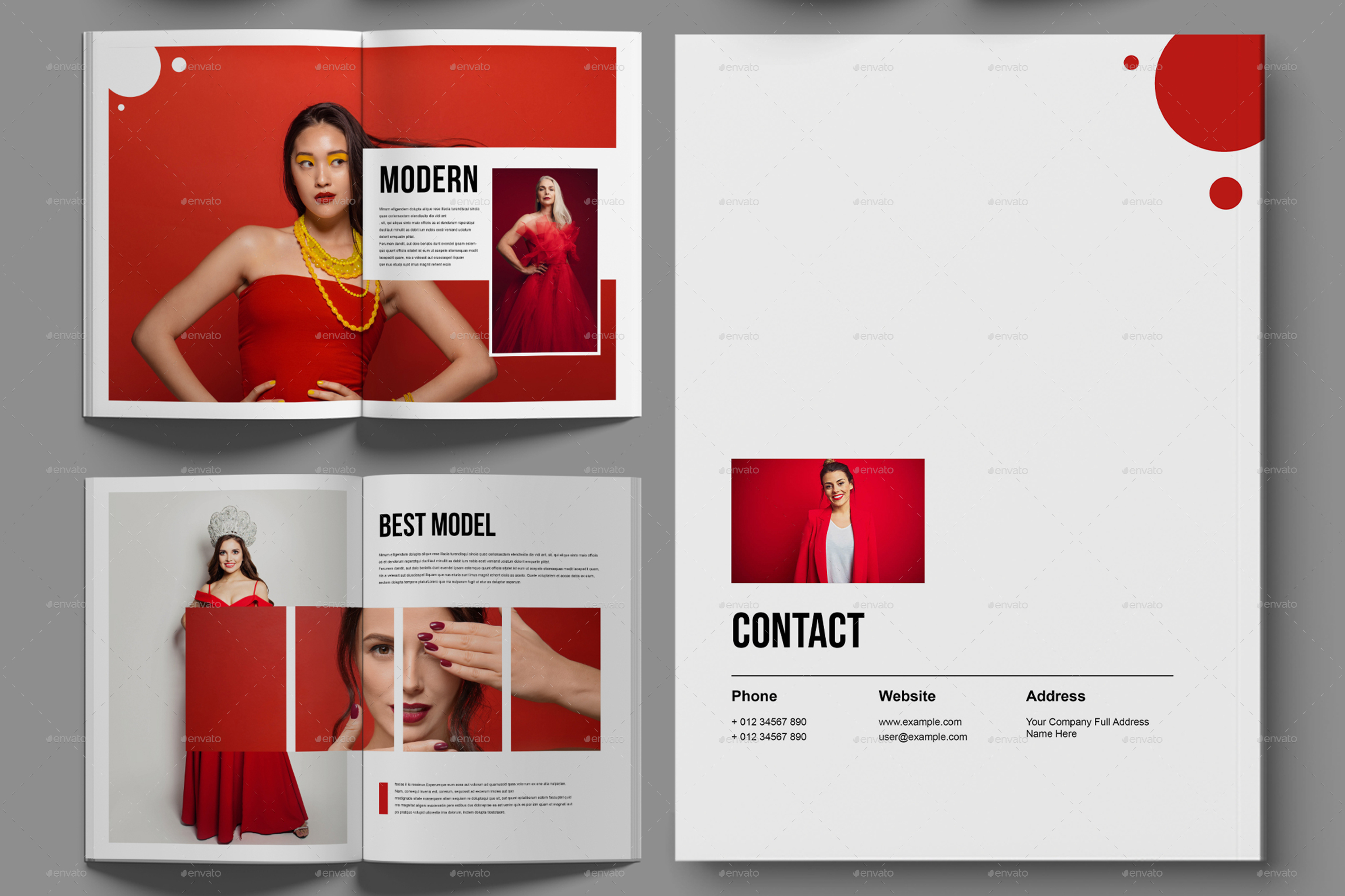 Fashion Magazine Layout, Print Templates | GraphicRiver