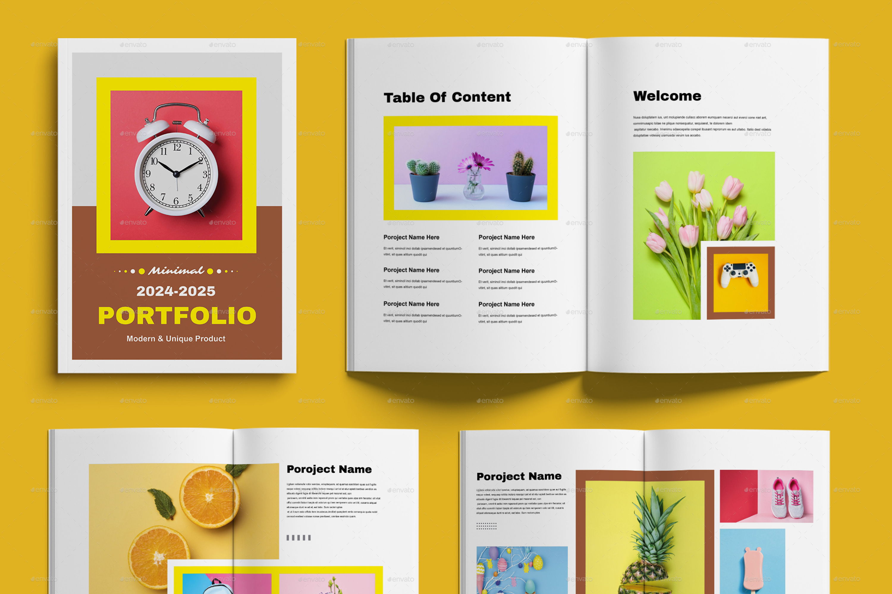 Minimal Portfolio Brochure, Print Templates | GraphicRiver