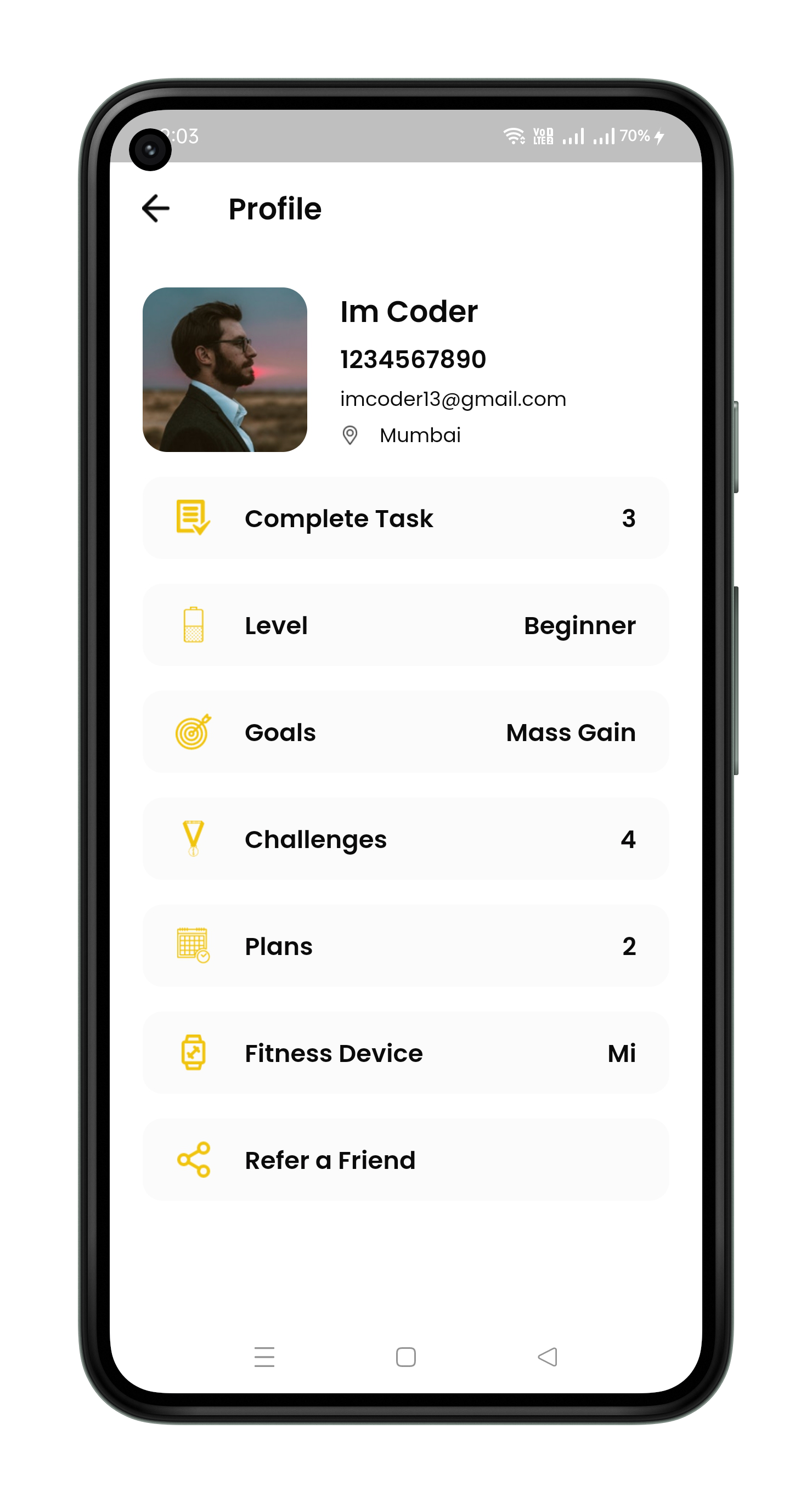 Flutter Gym App UI Kit by Imcoder13 | CodeCanyon