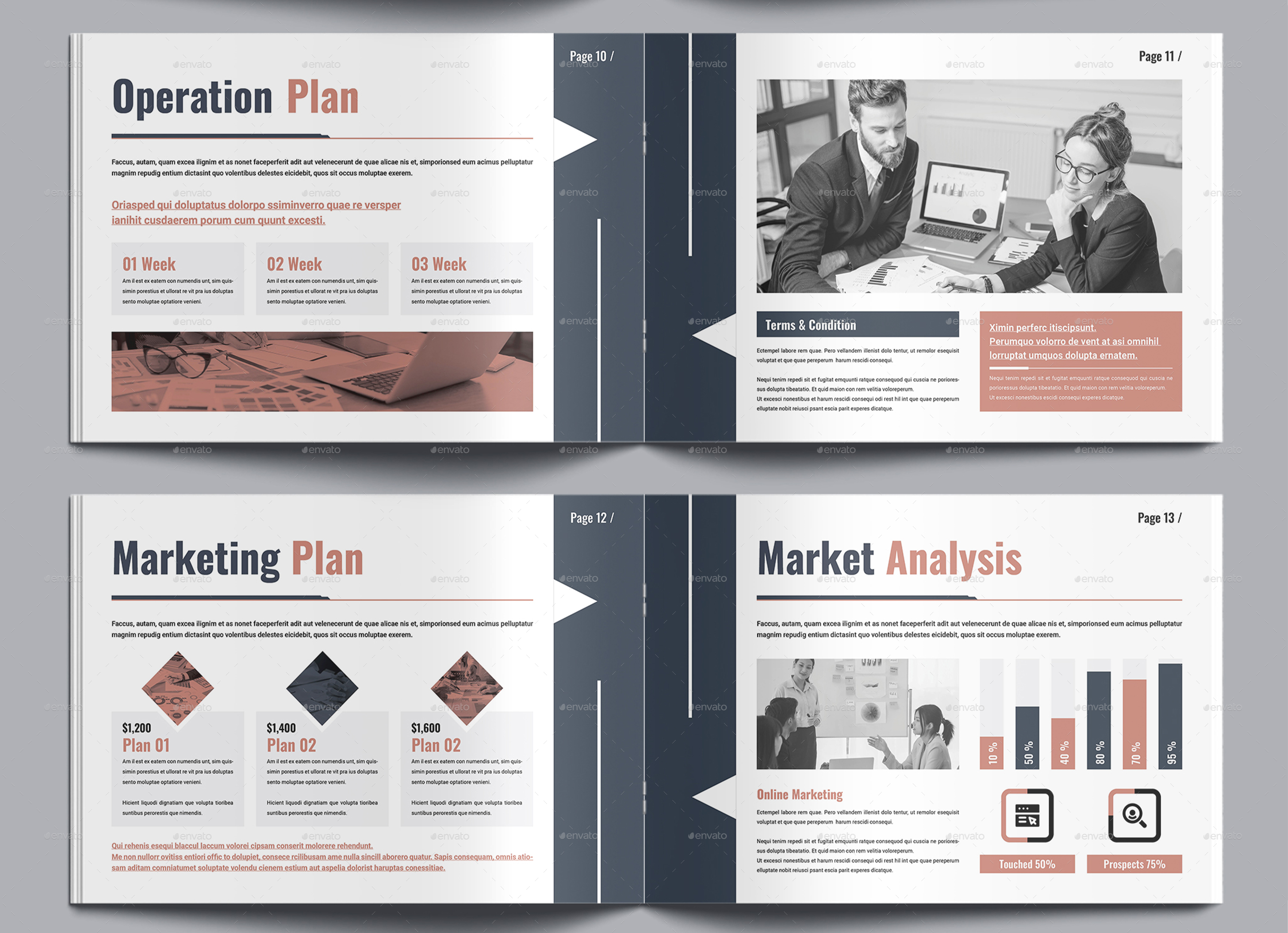 Annual Report Template, Print Templates | GraphicRiver