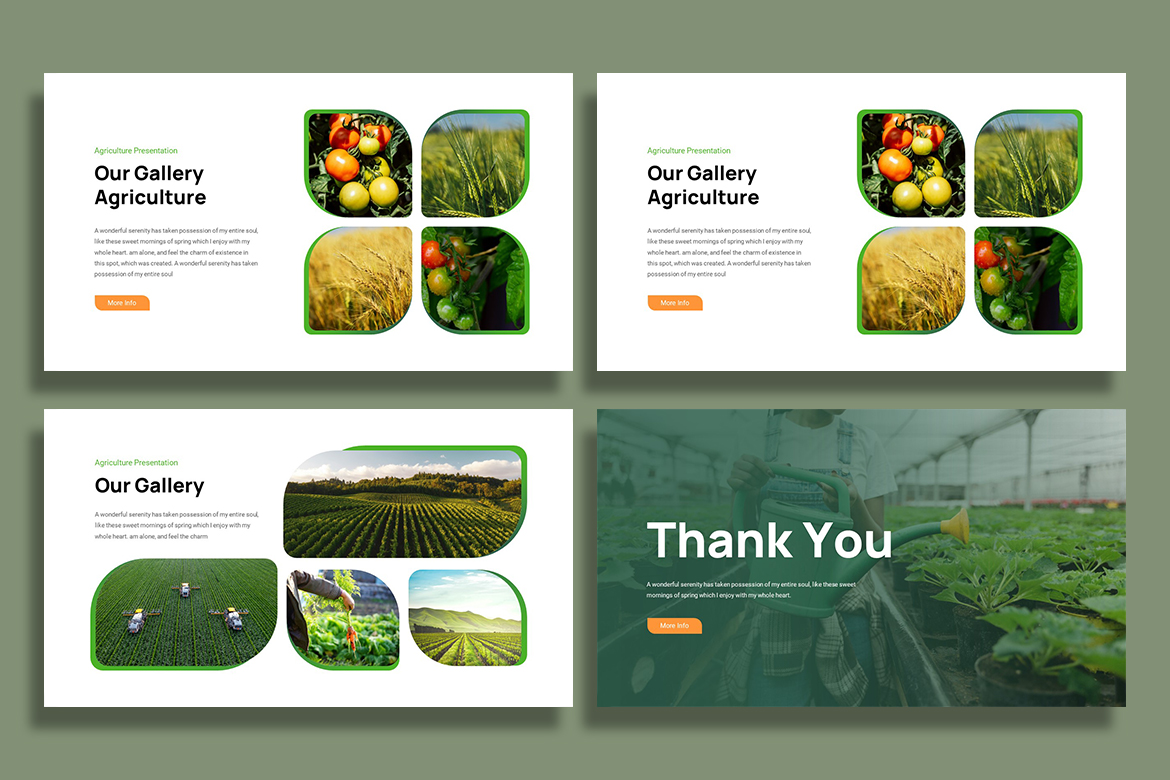 Agriculture Presentation PowerPoint Template, Presentation Templates