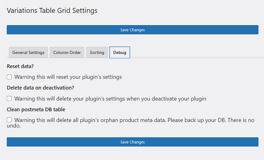 Woocommerce Variations to Table - Grid by nitroweb | CodeCanyon