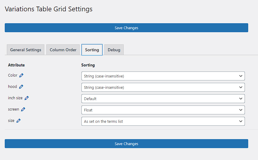 Woocommerce Variations to Table - Grid by nitroweb | CodeCanyon