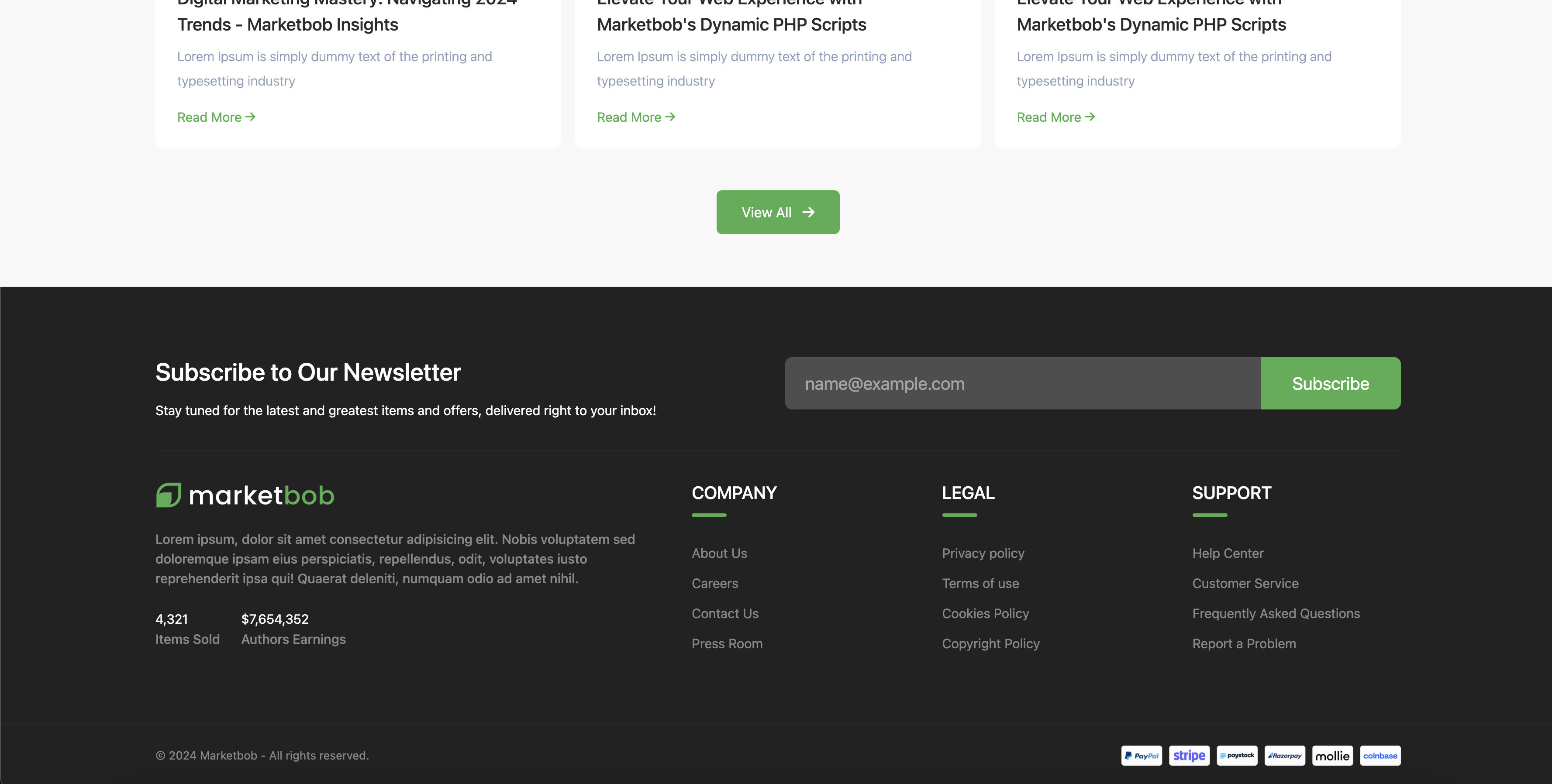 Newsletter Add-on For Marketbob by Vironeer | CodeCanyon