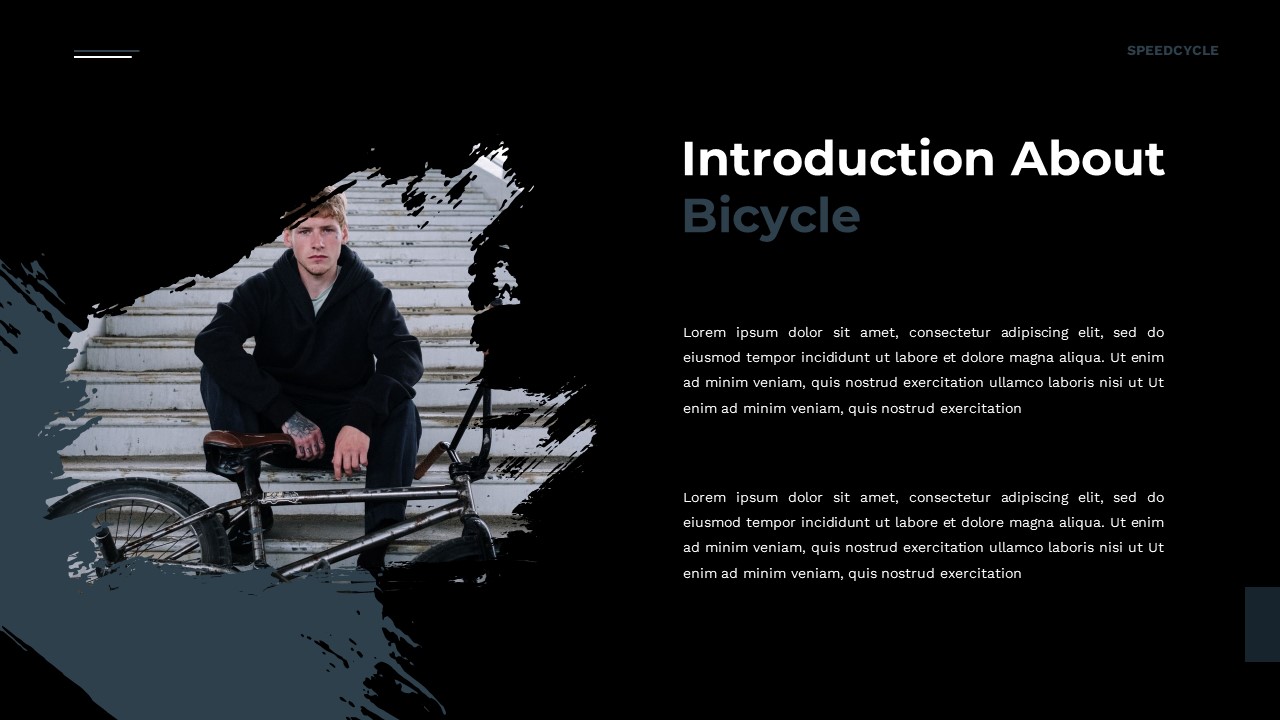 Speedcycle - Bicycle Powerpoint Templates, Presentation Templates ...